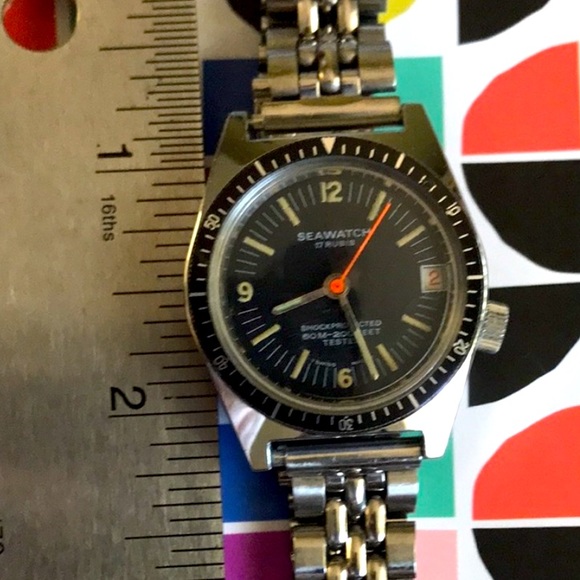 SeaWatch | Accessories | Rare Vintage Seawatch 7 Rubis Shock Protected ...